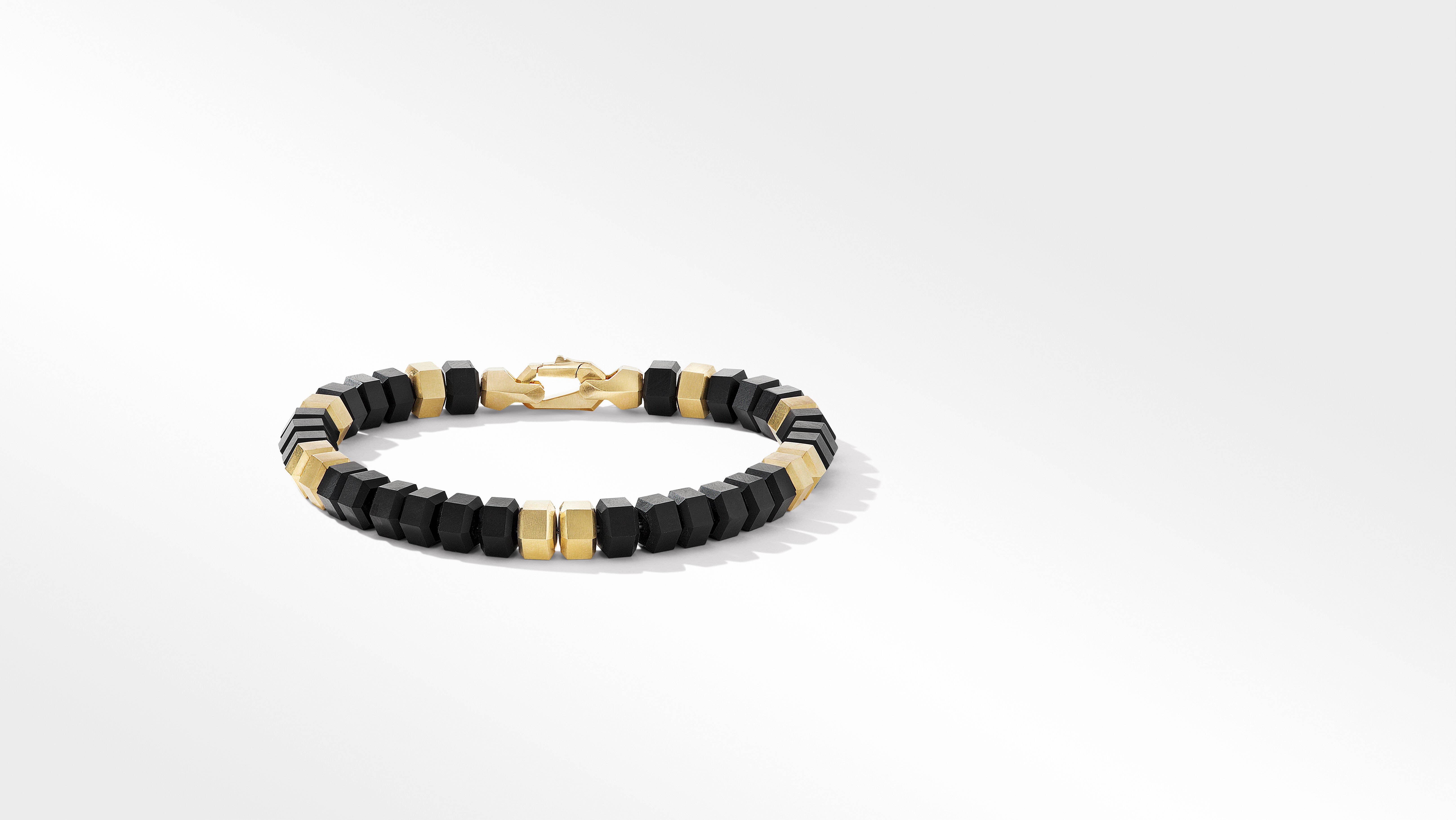 Black Bracelet Gold For Men